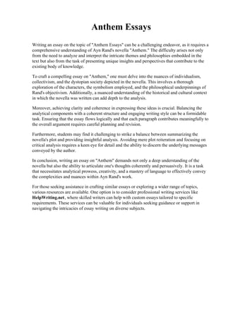Anthem Essays.pdf