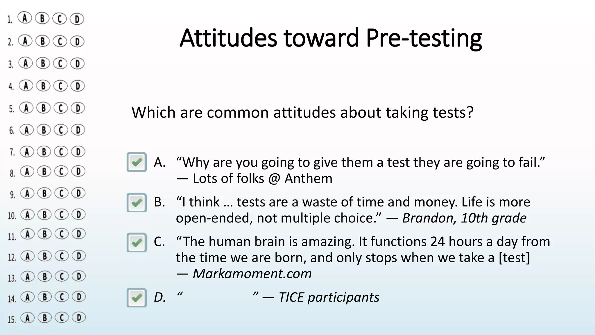 Pre-assessments: Assess Your Way to Success | PPTX