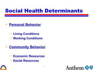 Social Determinants of Health | PPT