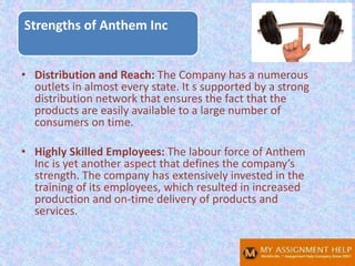 Anthem SWOT analysis | PPT