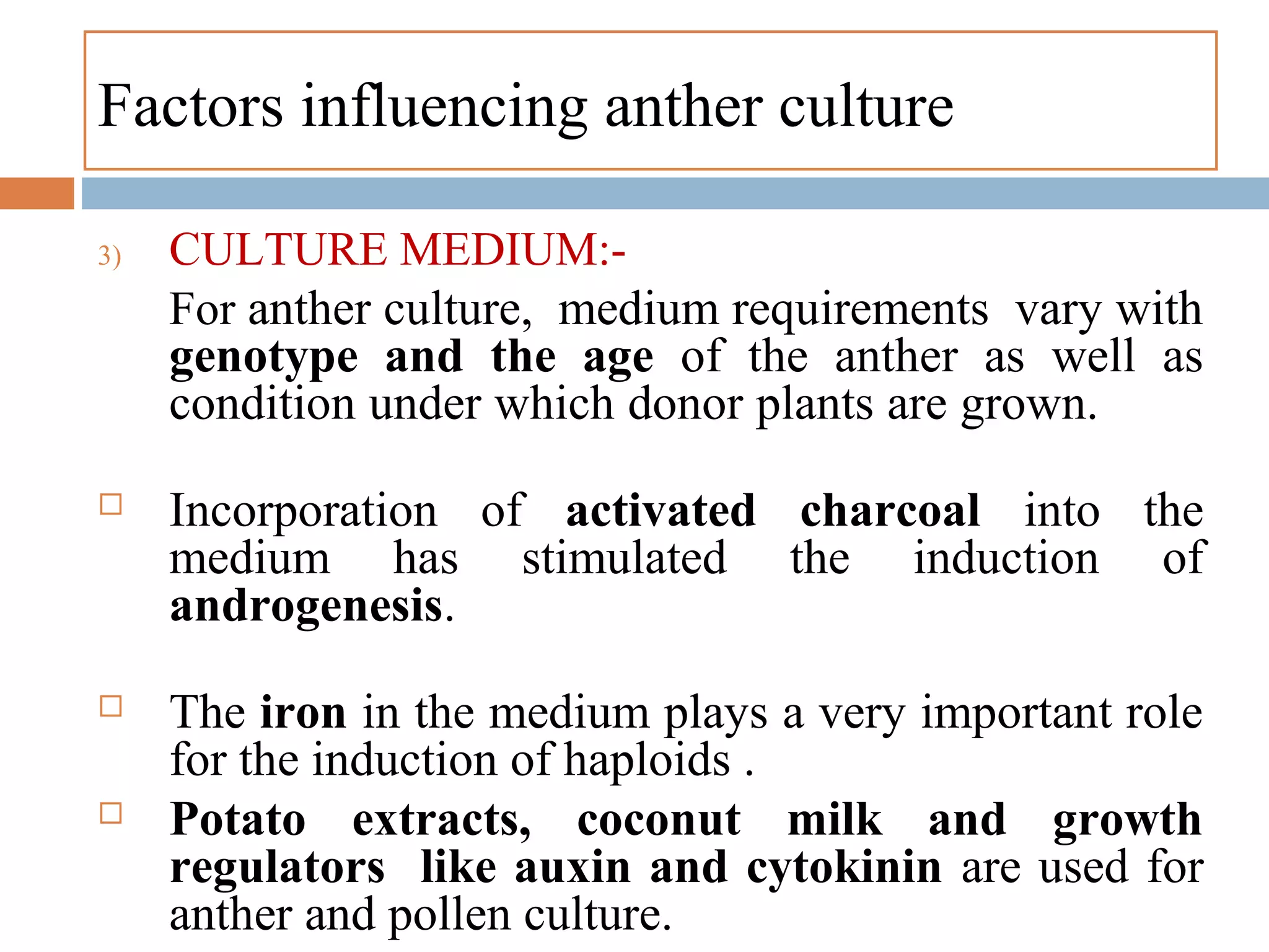 Anther and-pollen-culture | PPT