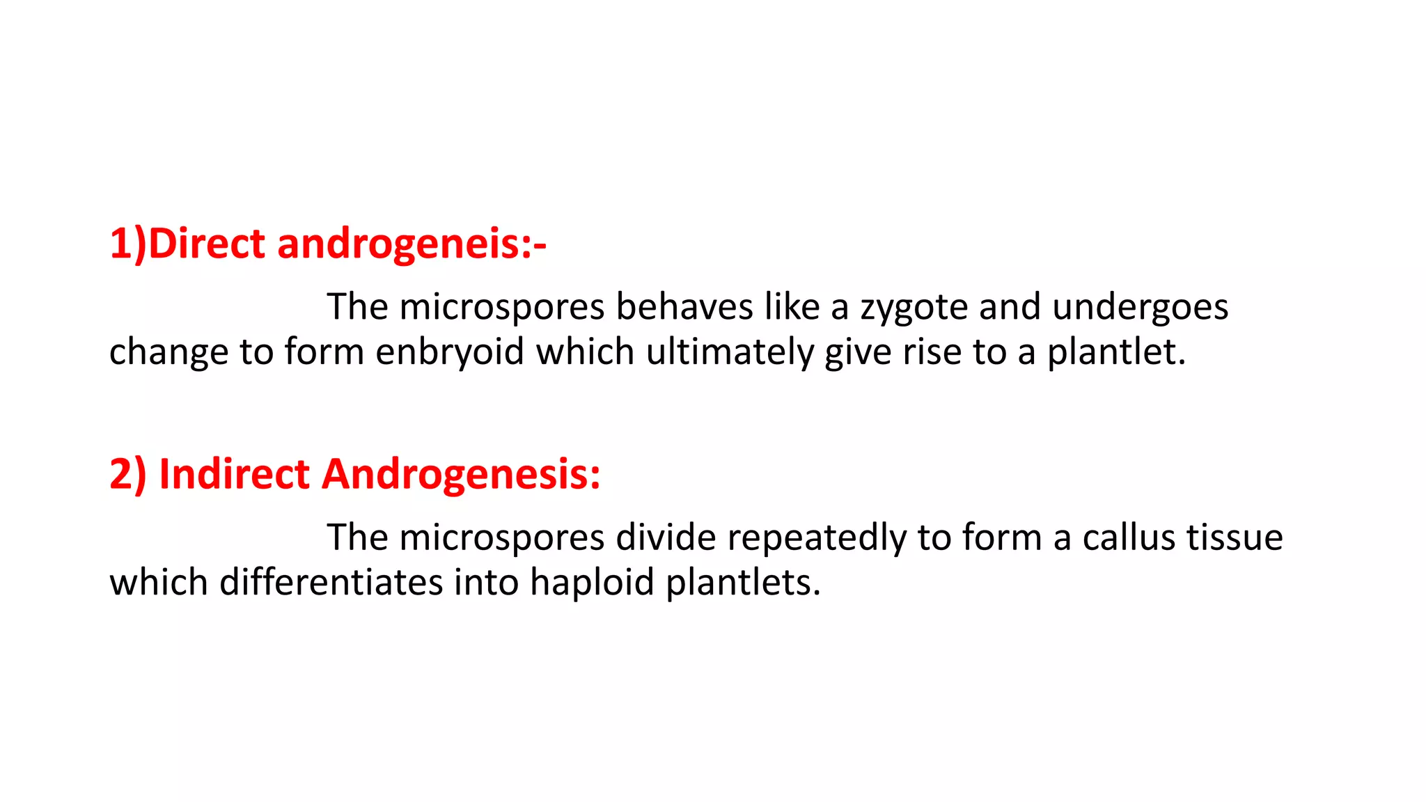 Anther and pollen culture | PPTX