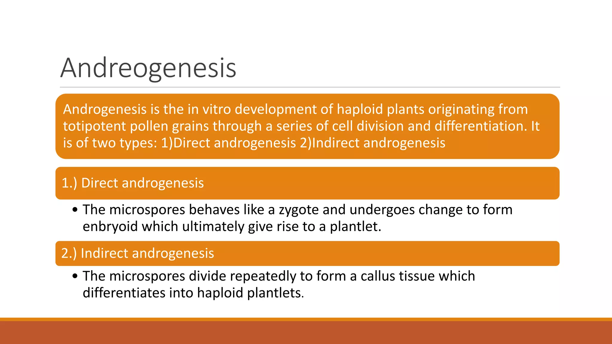 Anther and Pollen culture | PPTX