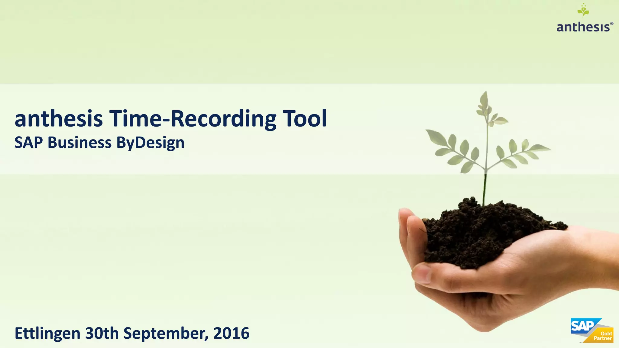 anthesis time recording tool | PPT