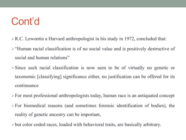 Anth Full(1).pptx. Anthropoly for freshman JIMMA UNIVERSITY | PPTX | Science