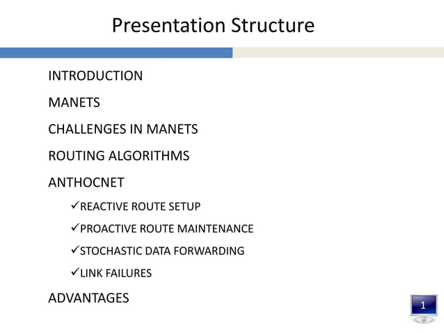 Anthocnet Routing Algorithm Pptx Computer Networking Computing