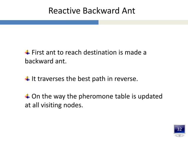 Anthocnet routing algorithm | PPTX | Computer Networking | Computing
