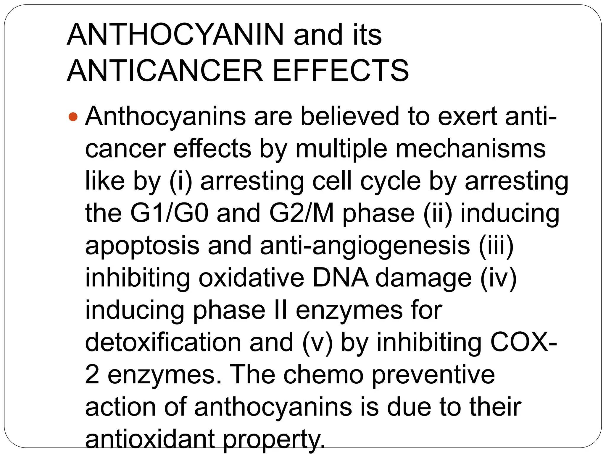 Anthocyanin | PPTX