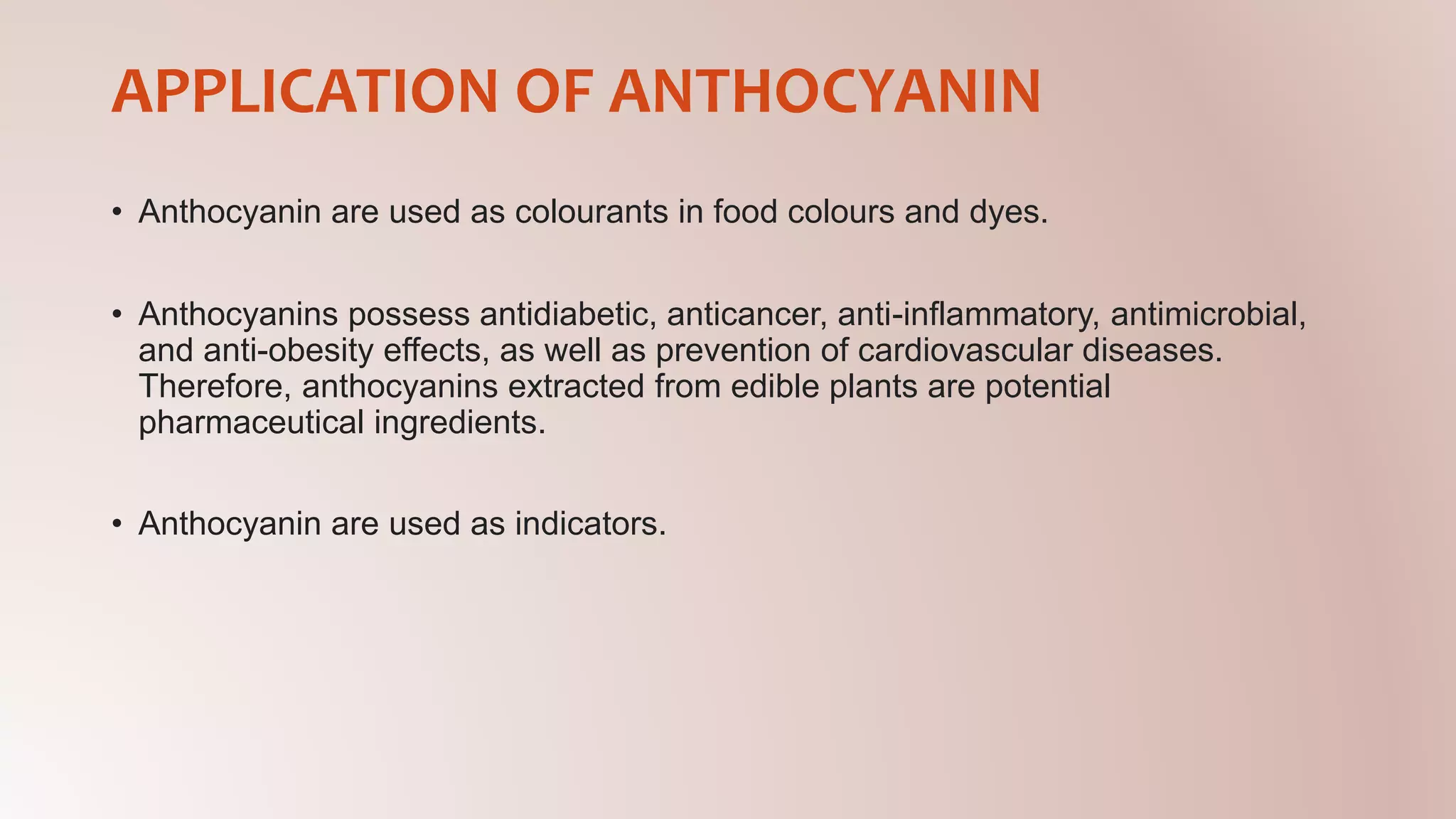 Anthocyanin | PPTX