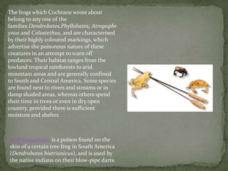 Anthony crasto histrionicotoxin | PPTX