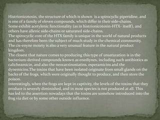 Anthony crasto histrionicotoxin | PPTX