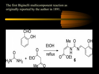 Anthony crasto presentation of biginelli reaction | PPT