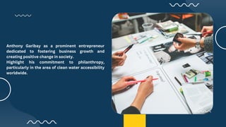 Anthony Garibay: Pioneering Entrepreneurship for Sustainable ...