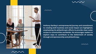 Anthony Garibay: Pioneering Entrepreneurship for Sustainable ...