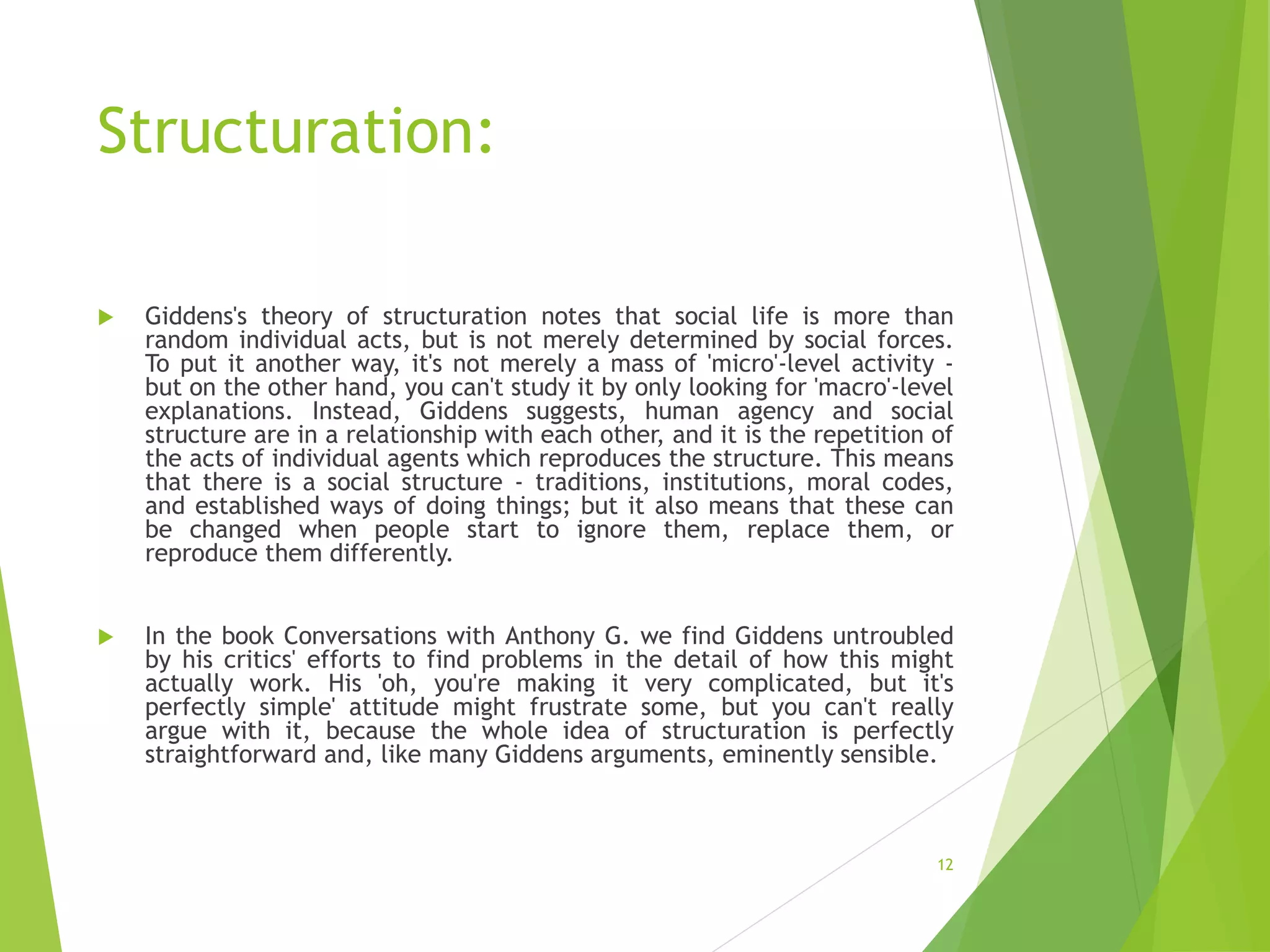 Anthony giddens | PPTX