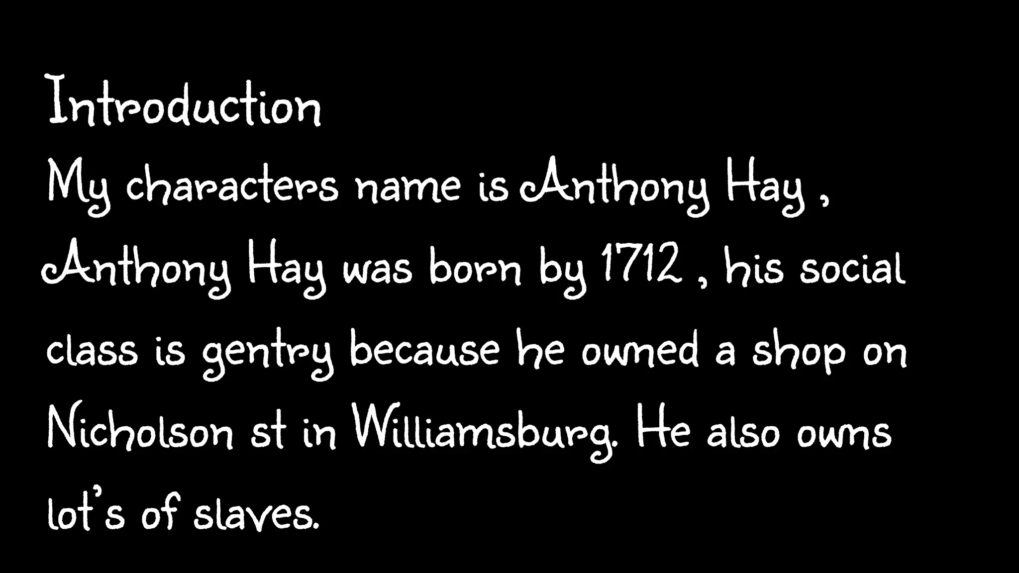 Anthony hay | PPT