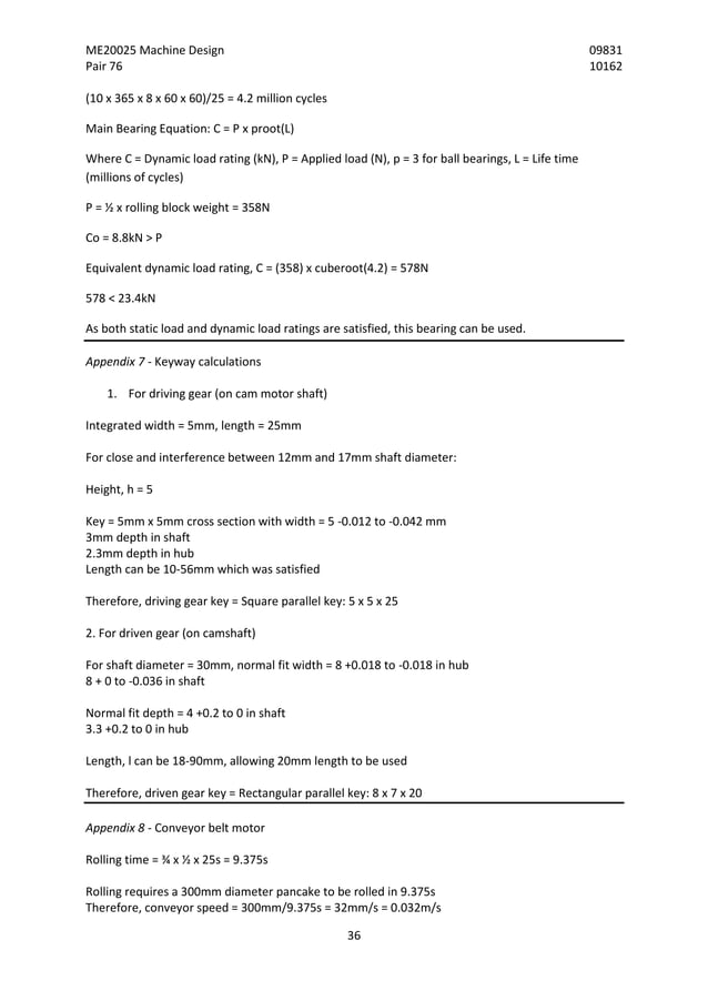 Machine Design Project: Burrito Folding Machine | PDF