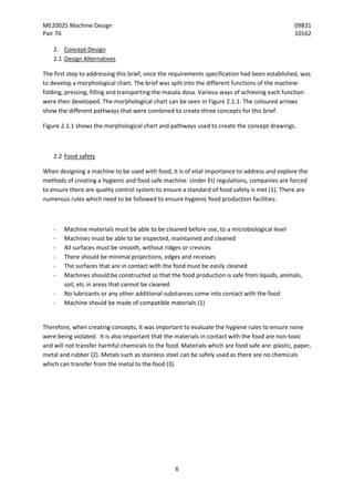 Machine Design Project: Burrito Folding Machine | PDF