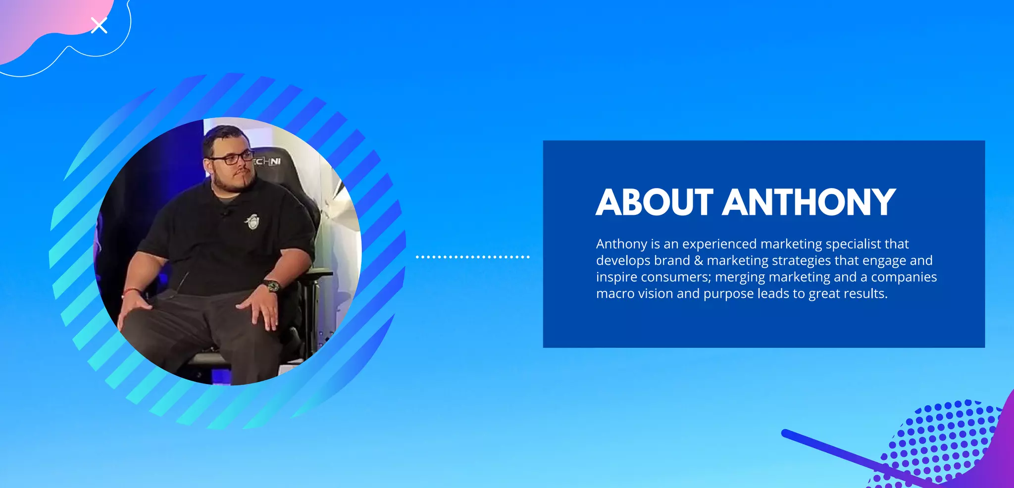 Anthony Marquez - esports and marketing portfolio | PDF