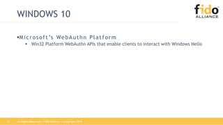 FIDO2 and Microsoft | PPT