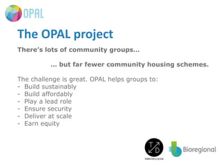 A quick insight into the development process for community-led housing ...