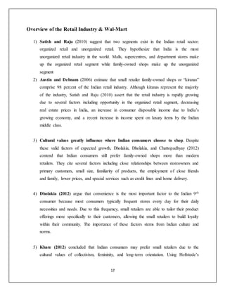 Impact Of Wal-Mart On Indian Retail Industry | DOCX