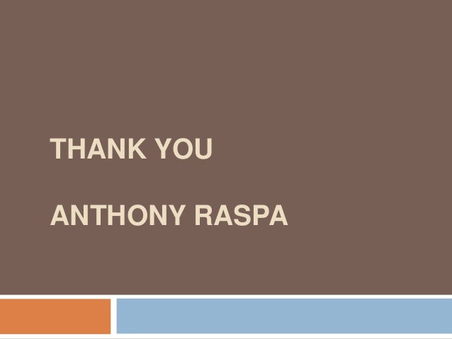 Anthony Raspa Worked for Successful Leadership of Management as Project ...