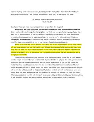Anthony robbins awaken the giant within updated | PDF