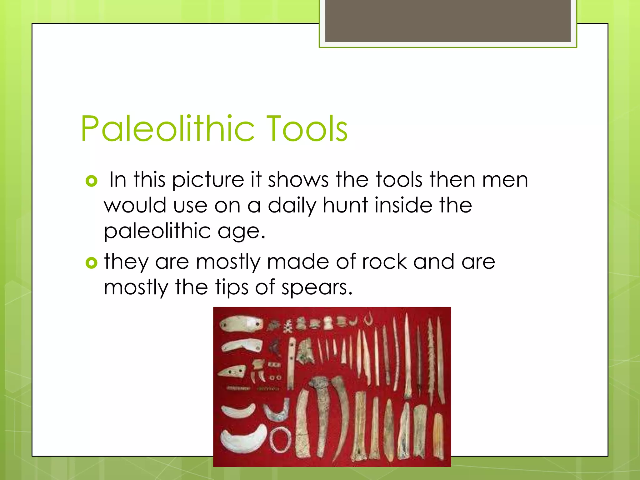 Anthony’s pre history project | PPTX