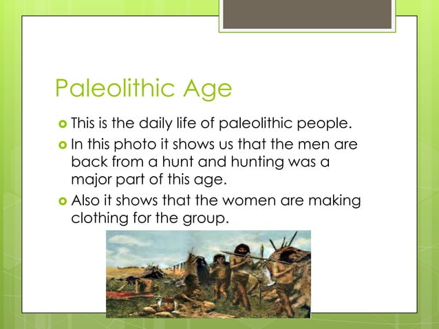 Anthony’s pre history project | PPTX