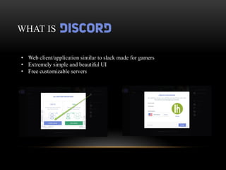 Discord Company Presentation by Anthony Tung | PDF