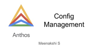 Anthos config management | PDF