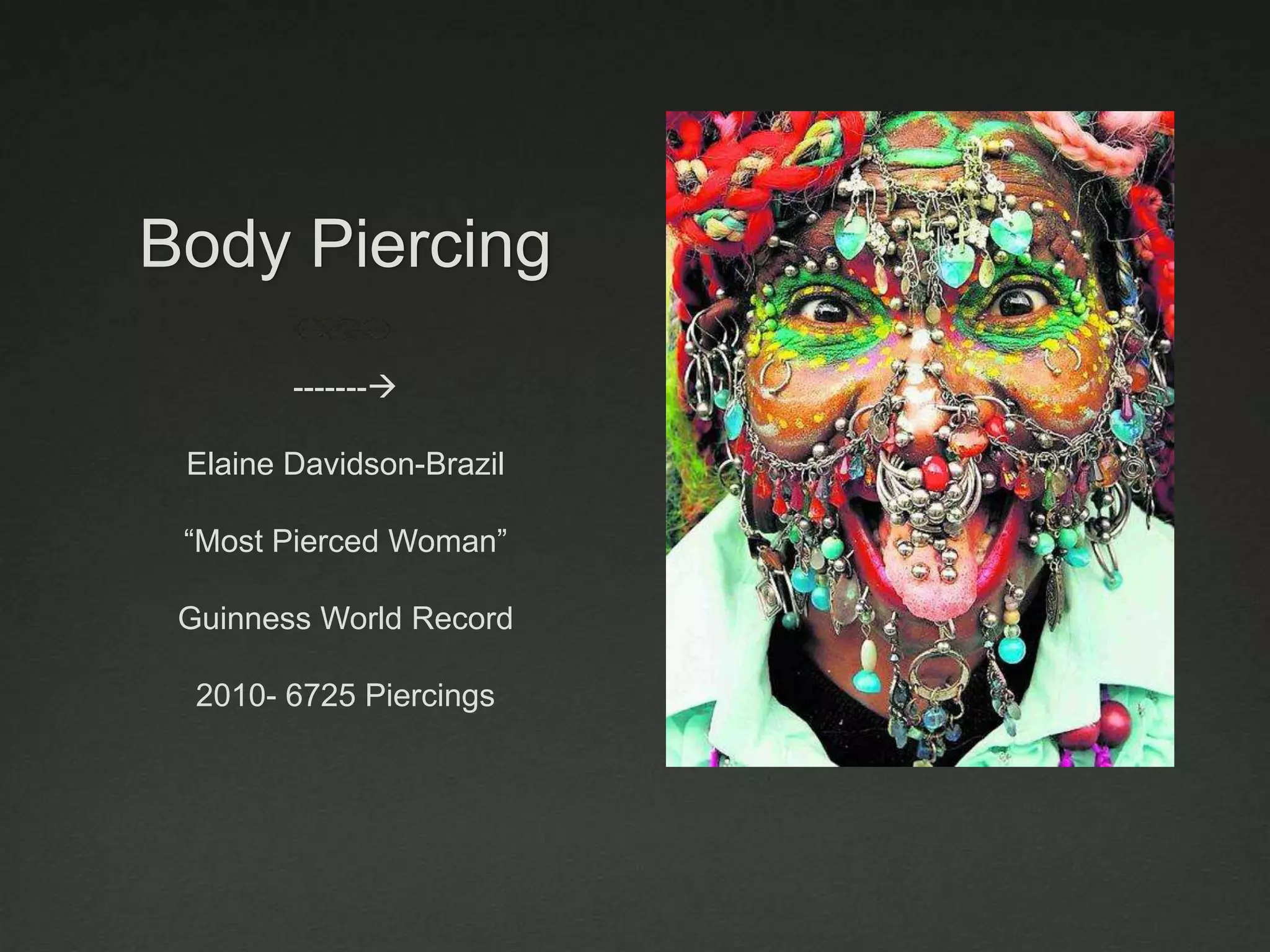 Body Piercing: The Multicultural Phenomenon | PPTX