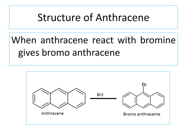 Anthracene | PPTX | Chemistry | Science
