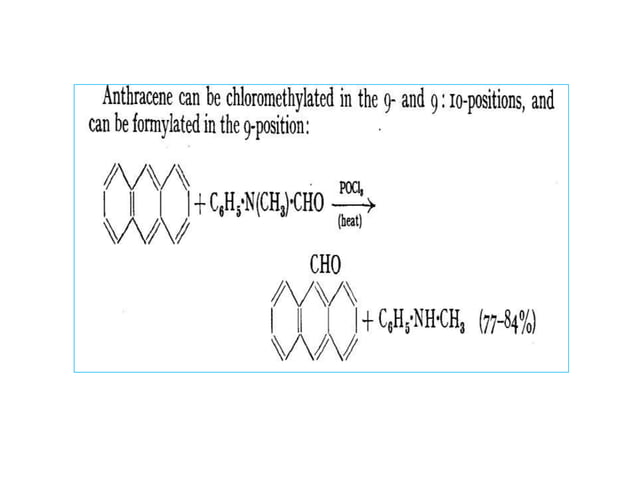 Anthracene | PPTX | Chemistry | Science