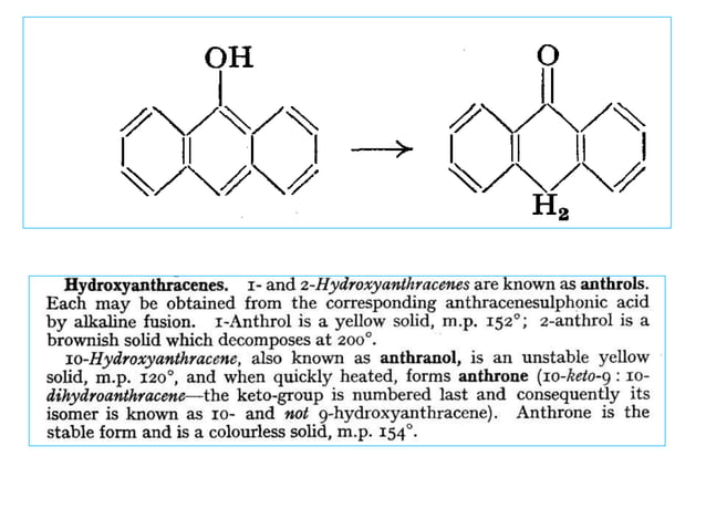 Anthracene | PPTX | Chemistry | Science