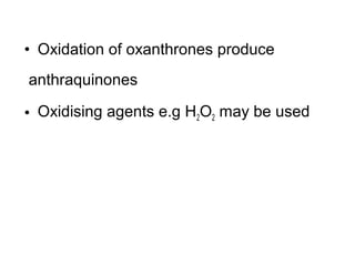 Anthracene glycosides lecture-2012-2013(1) | PPT