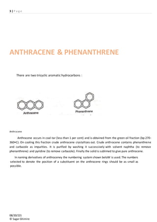 Anthracene & Phenanthrene | DOCX