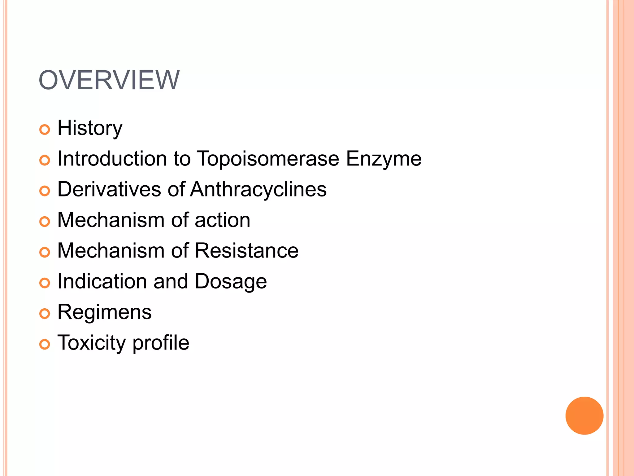 Anthracyclines | PPTX