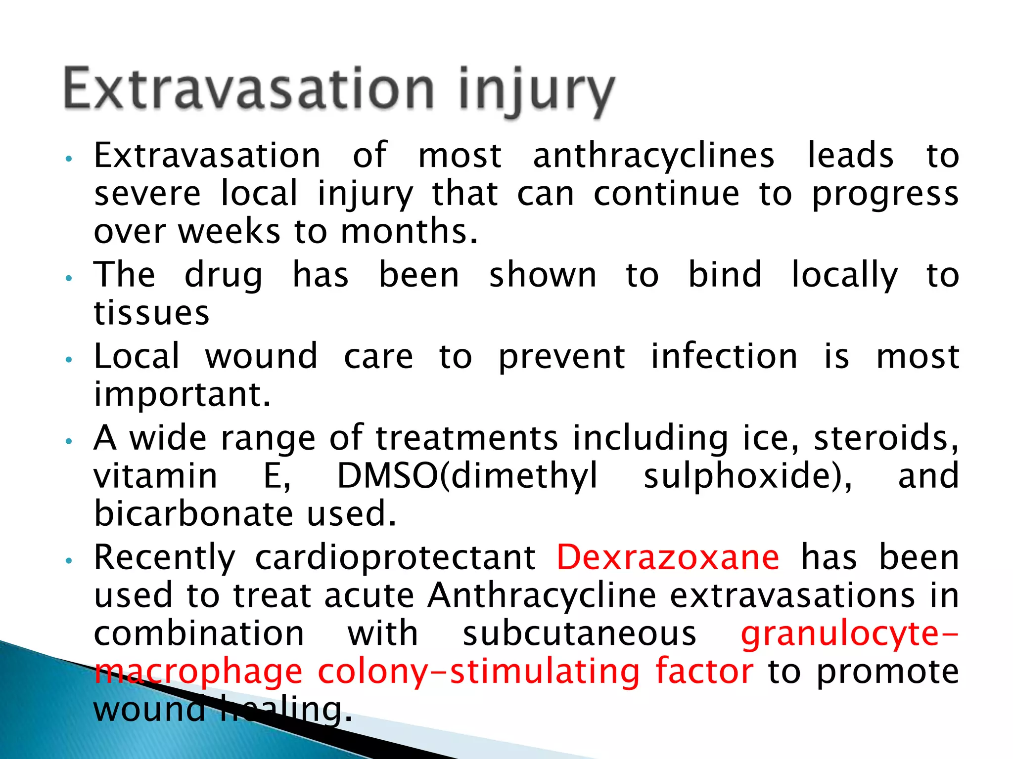 Anthracyclines dr. varun | PPTX