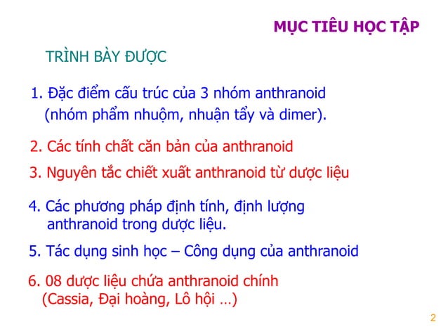 Anthranoid va duoc lieu chua anthranoid | PDF