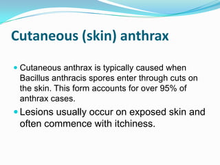 Anthrax | PPTX