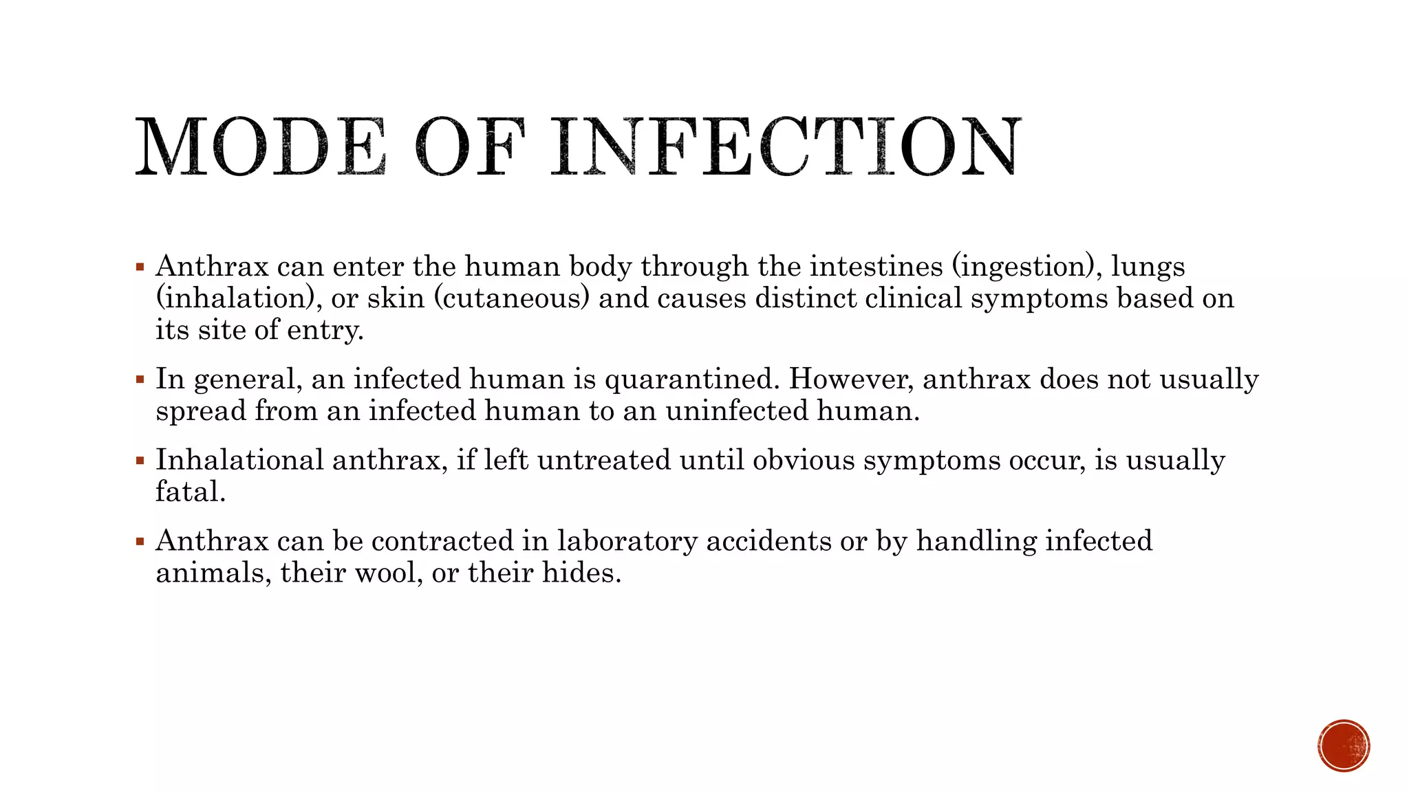Anthrax | PPTX