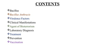 All Paramedical, Nursing and MBBS Courses/Gram Positive BACILLI (Anthrax (Bacillus Anthracis).pptx