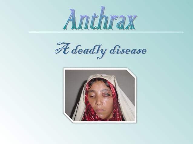 Anthrax disease | PPT