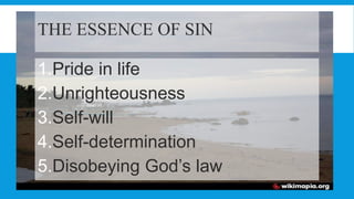 Anthropology ( THE FALLEN STATE OF MAN ( HIS CHARATER) | PPTX