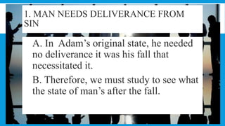 Anthropology ( THE FALLEN STATE OF MAN ( HIS CHARATER) | PPTX