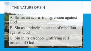 Anthropology ( THE FALLEN STATE OF MAN ( HIS CHARATER) | PPTX