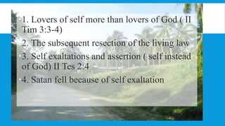 Anthropology ( THE FALLEN STATE OF MAN ( HIS CHARATER) | PPTX