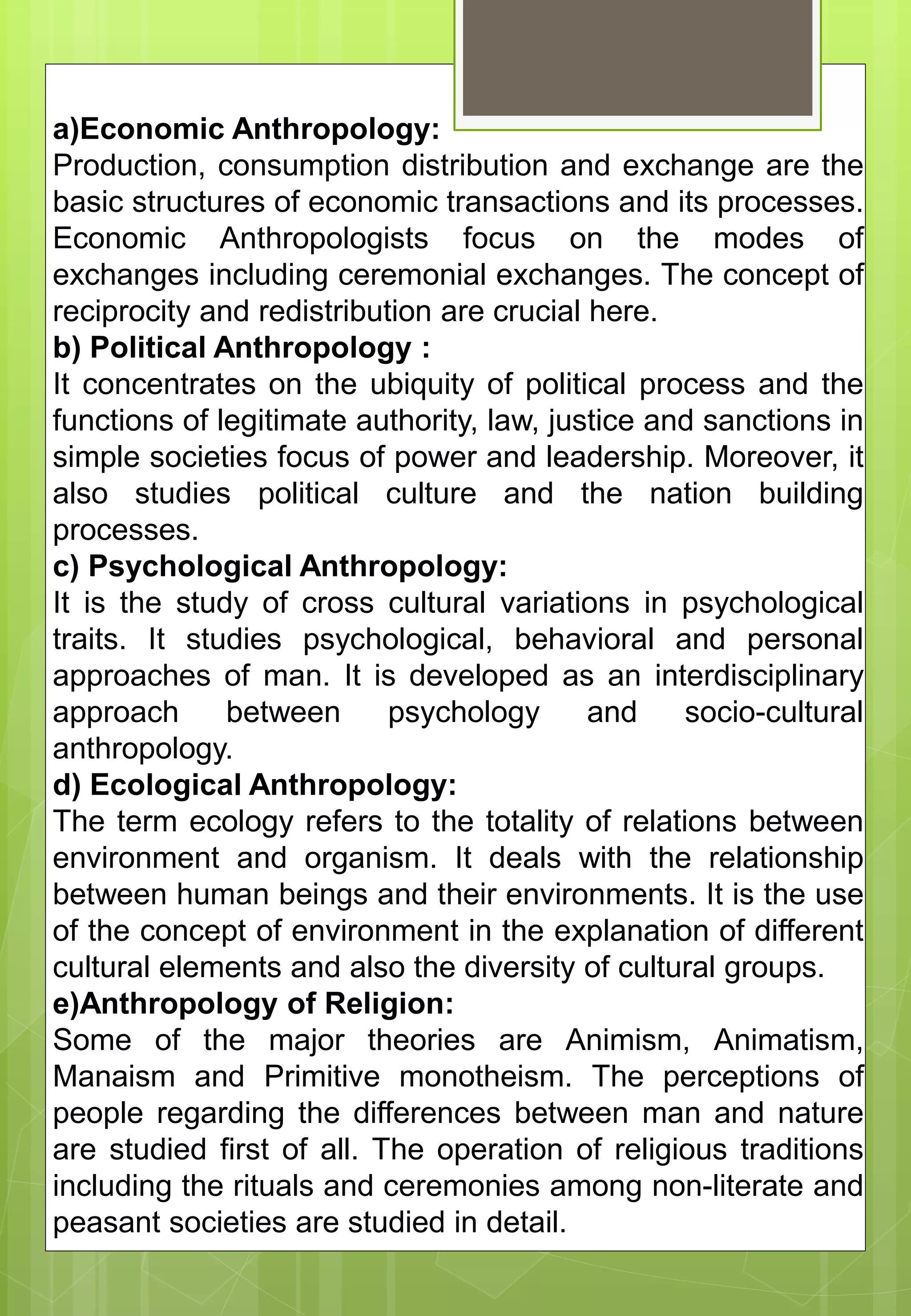 Anthropology | PPTX